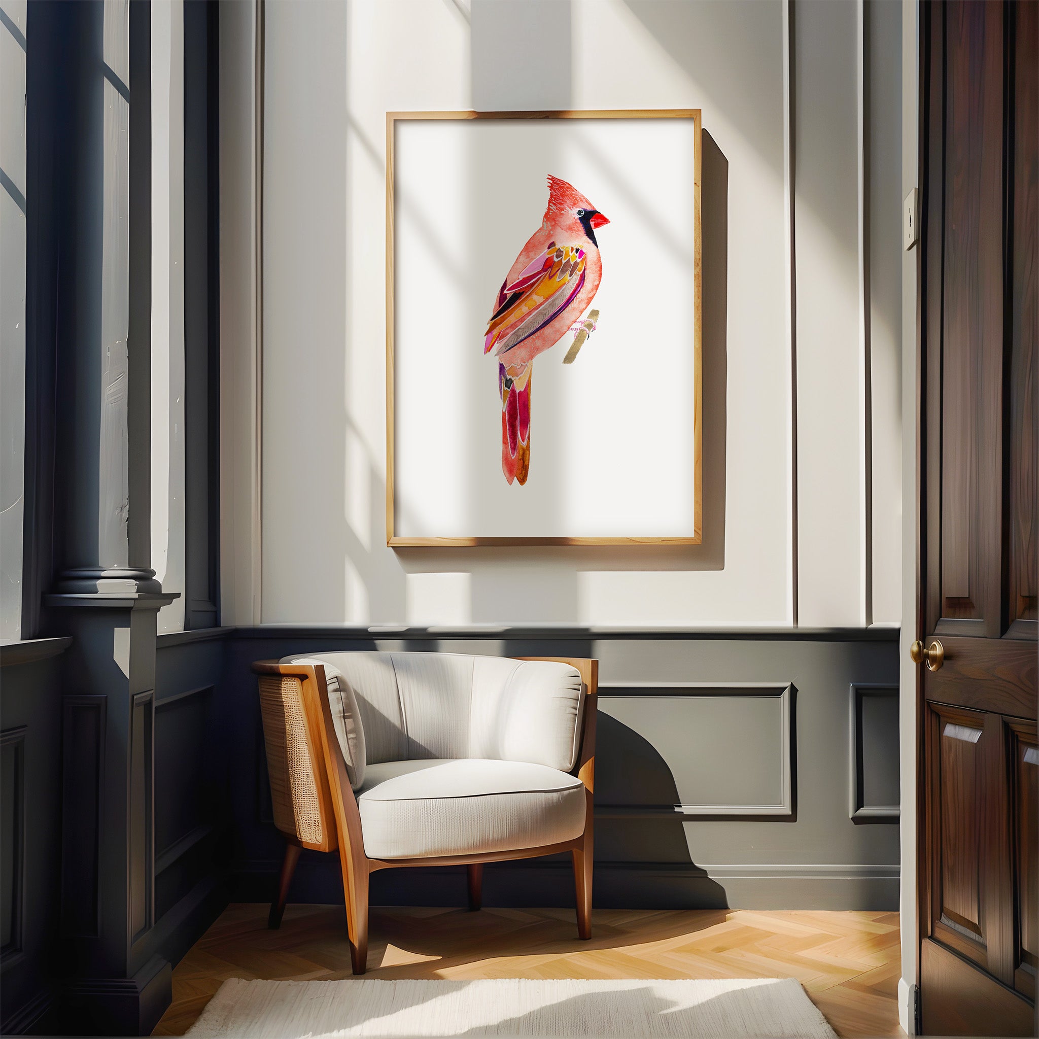 Red Cardinal State Bird Art – Snoogs & Wilde