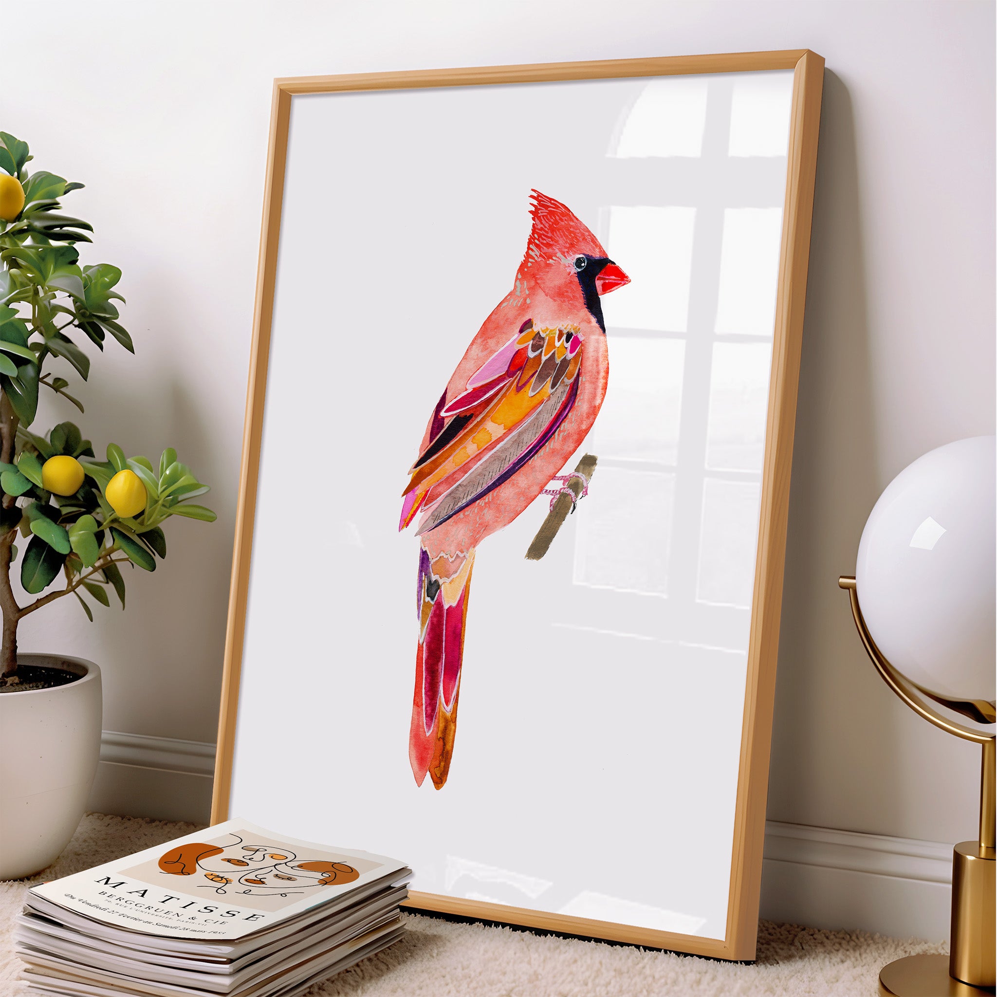Red Cardinal State Bird Art – Snoogs & Wilde