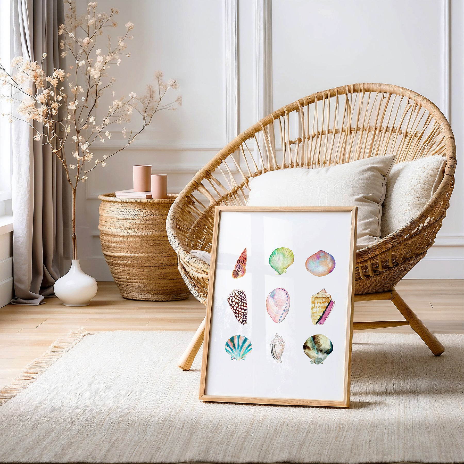 Paintings of Seashells | Shell Paintings and Wall Art | Snoogs & Wilde