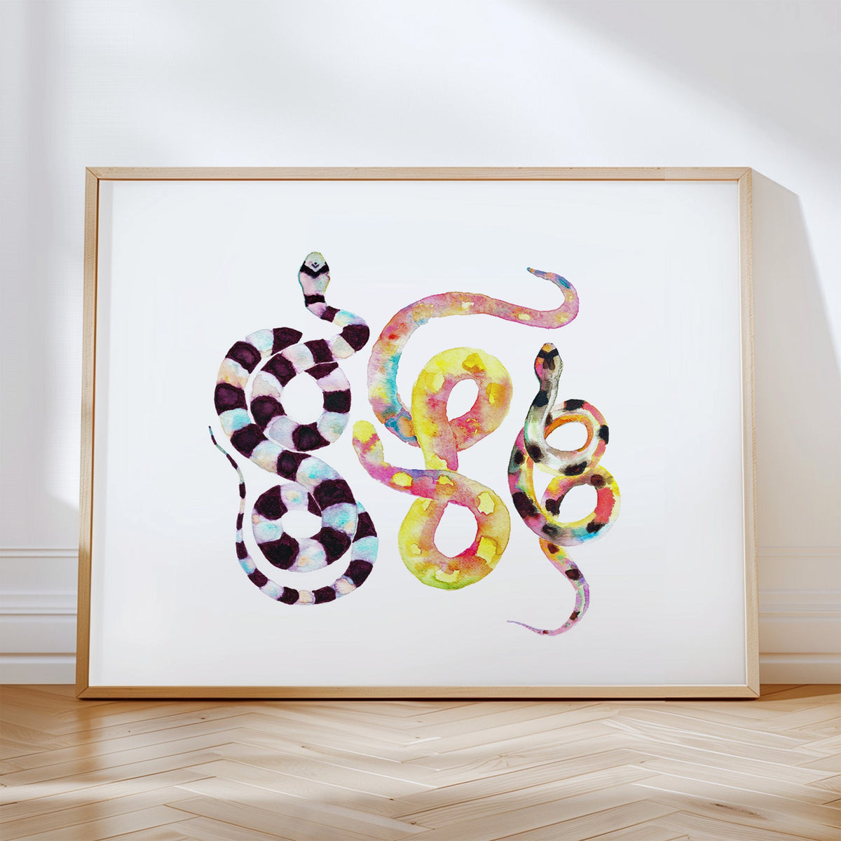 Watercolor Snakes – Snoogs & Wilde