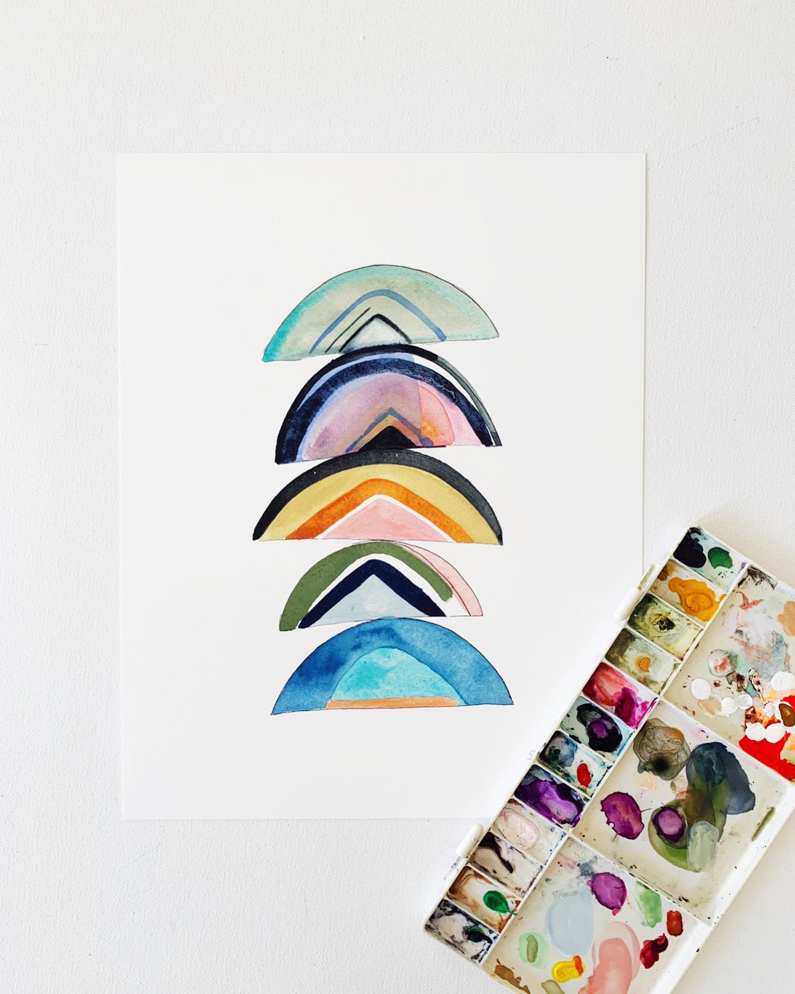 Abstract Shape Art | Abstract Paintings with Shapes | Snoogs & Wilde